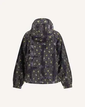 GANNI Ultralight Nylon Jacket With Floral Print - Multicolour