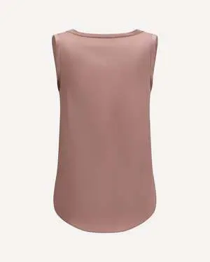 Brunello Cucinelli Sleeveless Silk Top - Pink