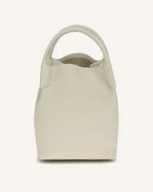 Loro Piana Small Bale Bucket Bag In Grained Leather