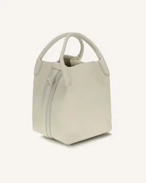 Loro Piana Small Bale Bucket Bag In Grained Leather
