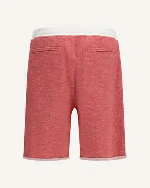 Brunello Cucinelli Cotton And Linen Shorts With Logo