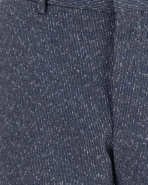 Hugo Boss Striped Viscose And Cotton Blend Suit