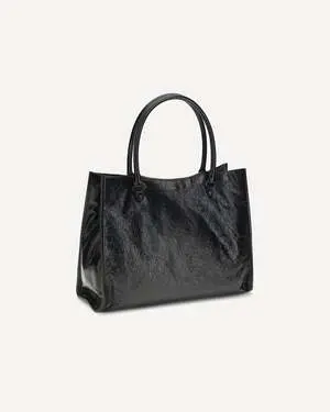 Balenciaga Small Le City Tote Bag - Black