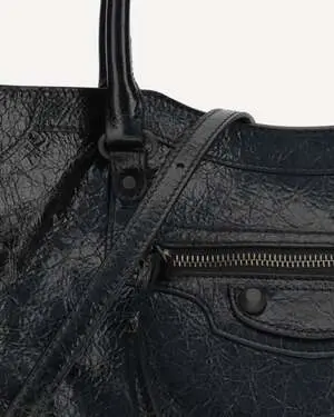Balenciaga Small Le City Tote Bag - Black
