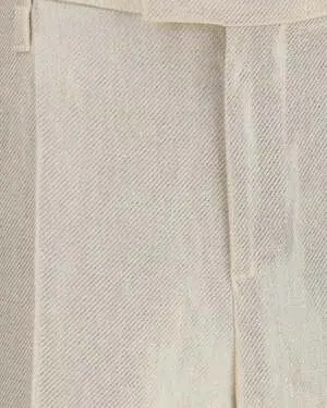 Brunello Cucinelli Linen Tailored Pants