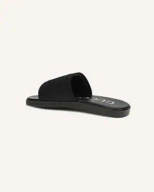 Gucci Jacquard Fabric Slip-on Slides