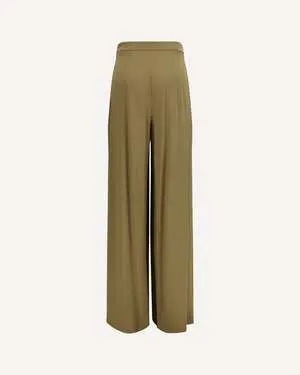 Max Mara Viscose Technical Jersey Wide-leg Pants