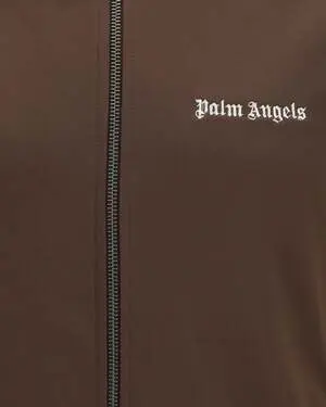 Palm Angels Classic Logo Track Jacket - Brown