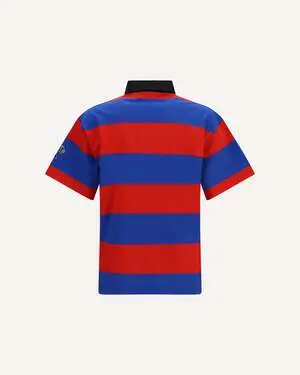 Palm Angels Palm Port Tripe Hort-leeve Polo