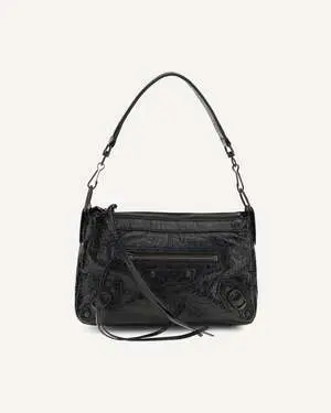 Balenciaga Le City Moto Mini Handbag - Black