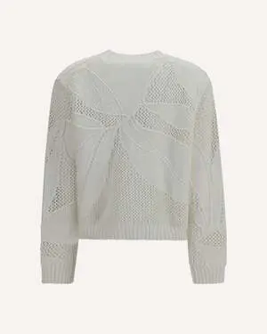 Max Mara Crewneck Sweater - White