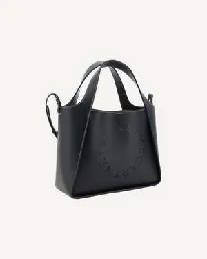 Stella McCartney Faux Leather Shoulder Bag With Monogram Detail