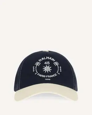 Balmain Two-tone Logo Baseball Cap