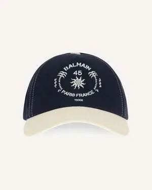 Balmain Two-tone Logo Baseball Cap
