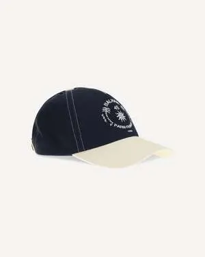 Balmain Two-tone Logo Baseball Cap