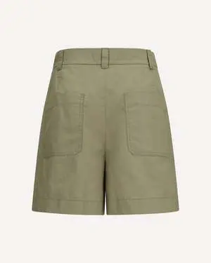 Max Mara Cotton Twill Shorts