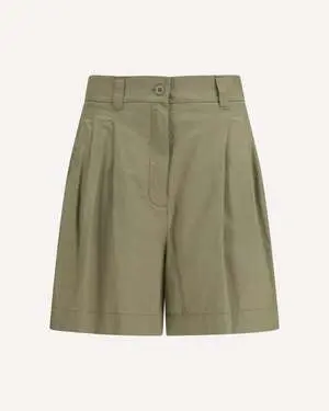 Max Mara Cotton Twill Shorts
