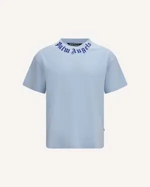 Palm Angels Neck Logo Cotton T-hirt