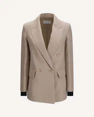 Max Mara Feltro Silk Blazer