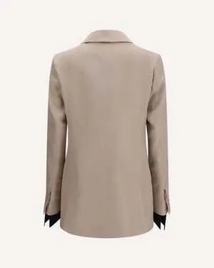Max Mara Feltro Silk Blazer