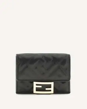 Fendi Leather Wallet - Black