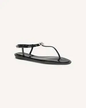 Mach & Mach Double Bow Sandals - Black