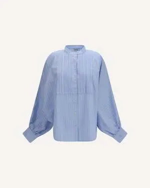 SOSUE Antonia Voile Shirt - Light Blue