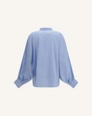 SOSUE Antonia Voile Shirt - Light Blue