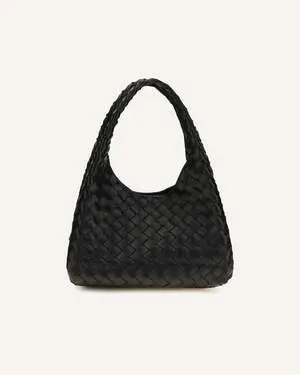 Bottega Veneta Campana Shoulder Bag - Black