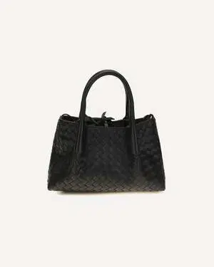 Bottega Veneta Pinacoteca Small Handbag - Black