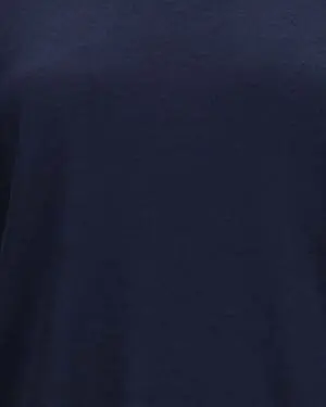 Brunello Cucinelli Short Sleeve Cashmere And Silk Sweater - Blue