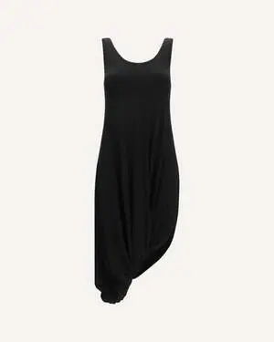 Loewe Asymmetrical Draped Viscose Dress