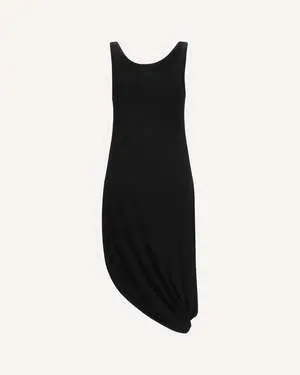 Loewe Asymmetrical Draped Viscose Dress