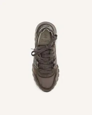 Brunello Cucinelli Suede Sneakers - Brown