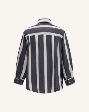 CRUNA Oversized Striped Shirt