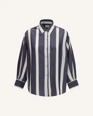 CRUNA Oversized Striped Shirt