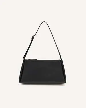 Calvin Klein Aurelis Handbag In Smooth Leather - Black