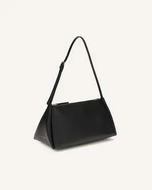 Calvin Klein Aurelis Handbag In Smooth Leather - Black