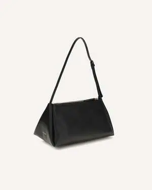 Calvin Klein Aurelis Handbag In Smooth Leather - Black