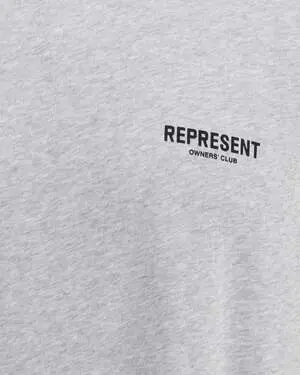 REPRESENT Cotton T-shirt - Grey