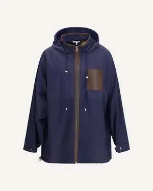Loewe X Paula's Ibiza Hooded Technical Fabric Jacket - Blue