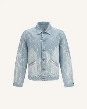 MAISON MARGIELA Denim Jacket - Light Blue