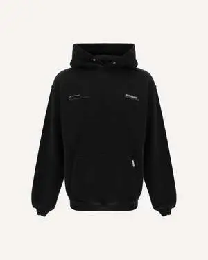 REPRESENT Cotton Hoodie With Monogram Detail
