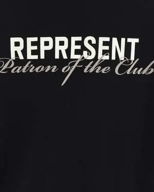 REPRESENT Cotton Hoodie With Monogram Detail