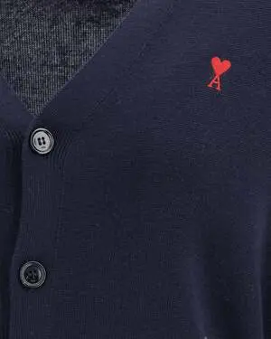AMI Paris De Coeur Cardigan - Blue