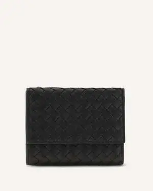 Bottega Veneta Intrecciato Bifold Wallet - Black