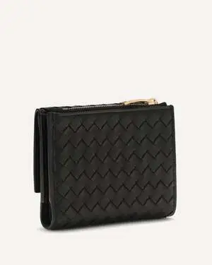 Bottega Veneta Intrecciato Bifold Wallet - Black