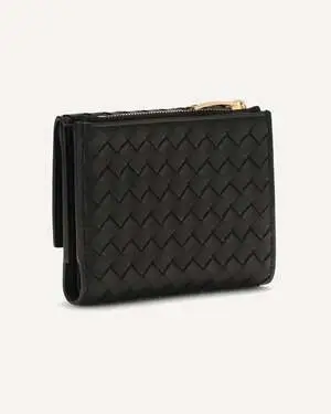 Bottega Veneta Intrecciato Bifold Wallet - Black