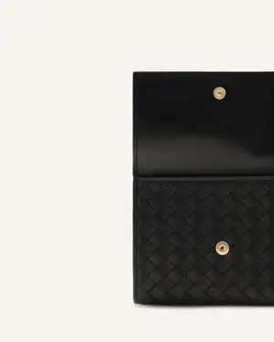 Bottega Veneta Intrecciato Bifold Wallet - Black