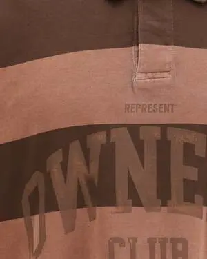 REPRESENT Striped Owners Club Rugby Polo